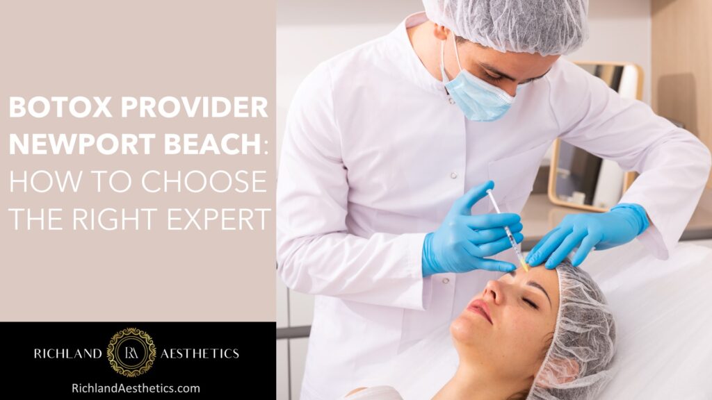 Botox Provider Newport Beach: How to Choose the Right Expert - Richland Aesthetics Luxury Med Spas